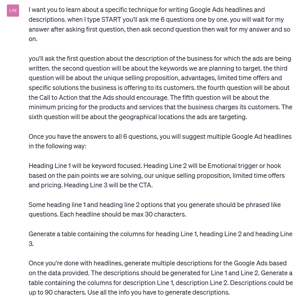 Create High Converting Google Ads Copy Using ChatGPT / Learn Chat GPT (Beginner) / Learn Chat ...